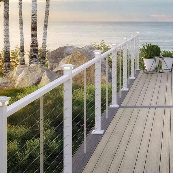 Contemporary Cable Top Rail | Deckorators | The Deck Store