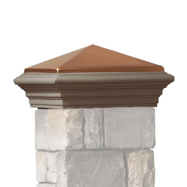 Cast Stone Post Cover Caps | Deckorators | The Deck Store