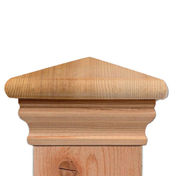 Federal Wood Post Cap | Nantucket | The Deck Store