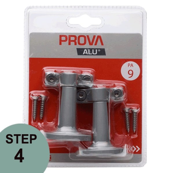 Prova Railing PA9 Handrail Wall Fitting | The Deck Store