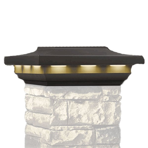 Solar Post Cap For Deckorators Cast Stone Post Covers | The Deck Store
