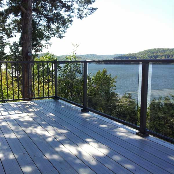 Veranda Glass Aluminium Railing Kit | Westbury | The Deck Store